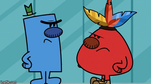 Mr. Rude Blows A Raspberry At Mr. Grumpy - Imgflip