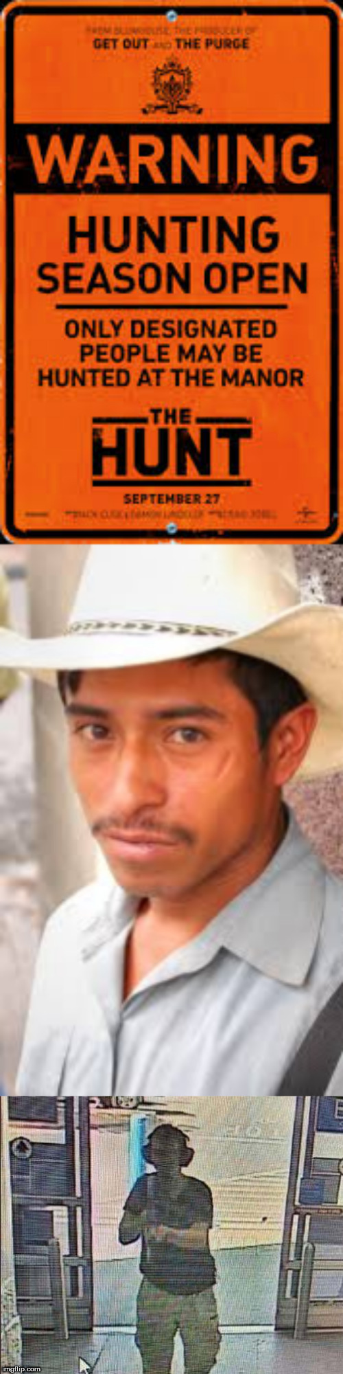 The hunt flipped and this did happen Blank Template - Imgflip