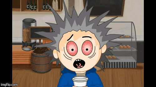 Hyper coffee face - Imgflip