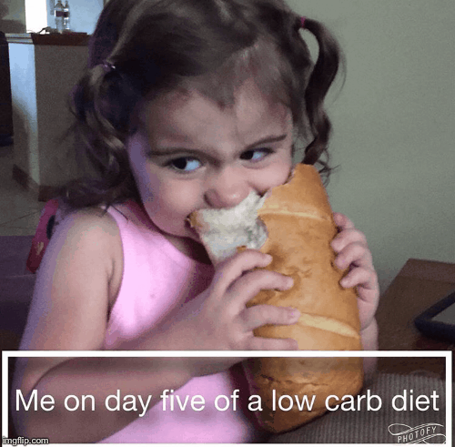 Low carb diet fail - Imgflip