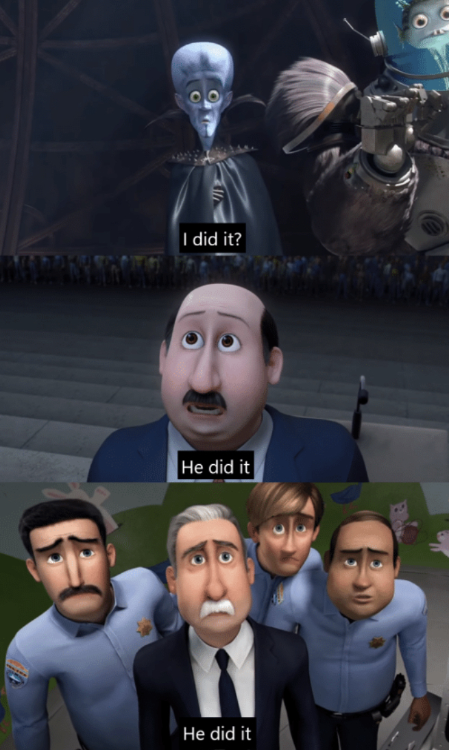 MegaMind Blank Template Imgflip