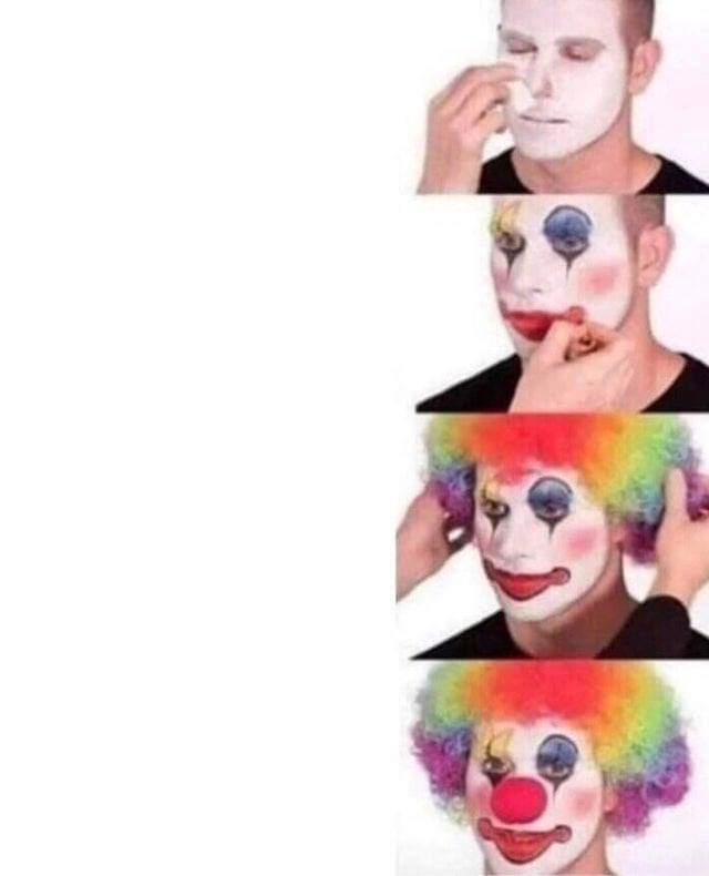 Clown Blank Template Imgflip