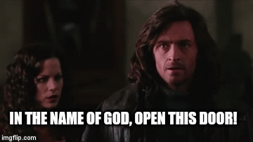 How Van Helsing asks if he may come in - Imgflip