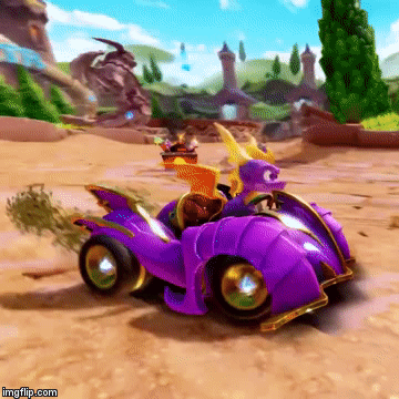 Spyro meets Crash CTR Nitro-Fueled - Imgflip