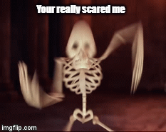 My reaction when I'm scared - Imgflip