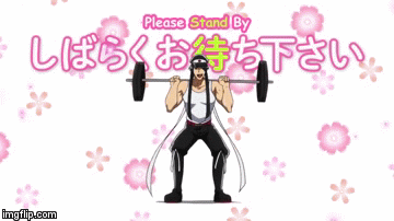 yamato lifting weights fast version nanbaka - Imgflip