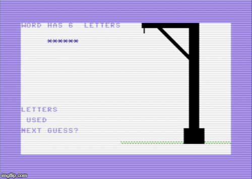 Hangman 64 - Imgflip