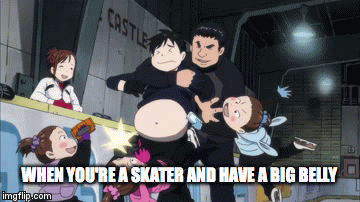 When you're a skater and have a big belly - Imgflip