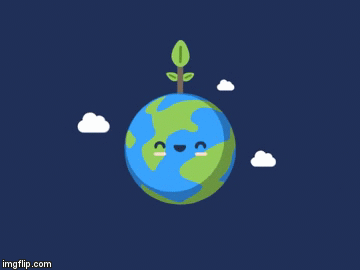 Earth growing a plant! - Imgflip