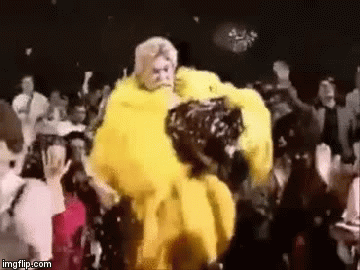 Gay meme gif of rip taylor - keraqatar