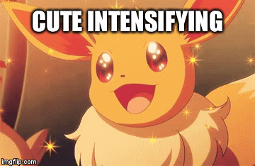 Cute Eevee Intensifying - Imgflip