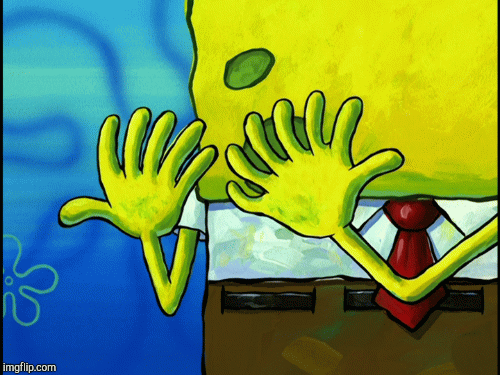 SpongeBob Alien Hands - Imgflip