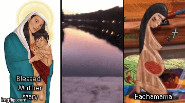 Angry Catholics: Pagan Godess flung into the Tiber - Imgflip