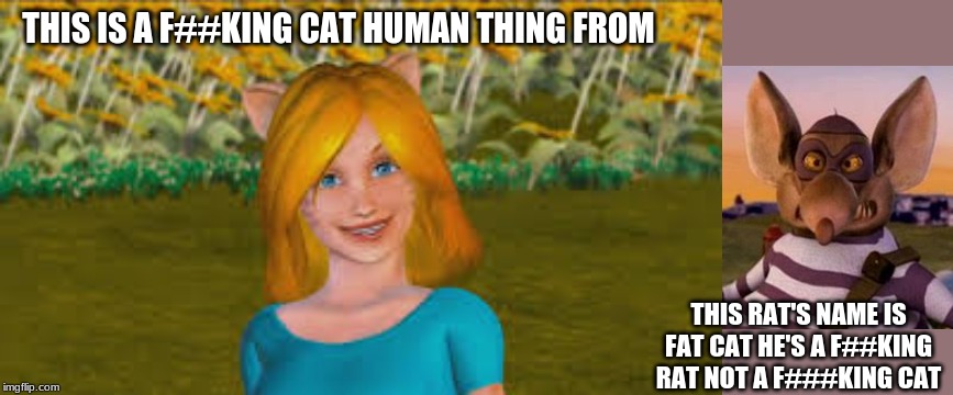 CAT AND A RAT FROM HELL - Imgflip