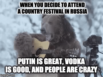 Russian country bear - Imgflip