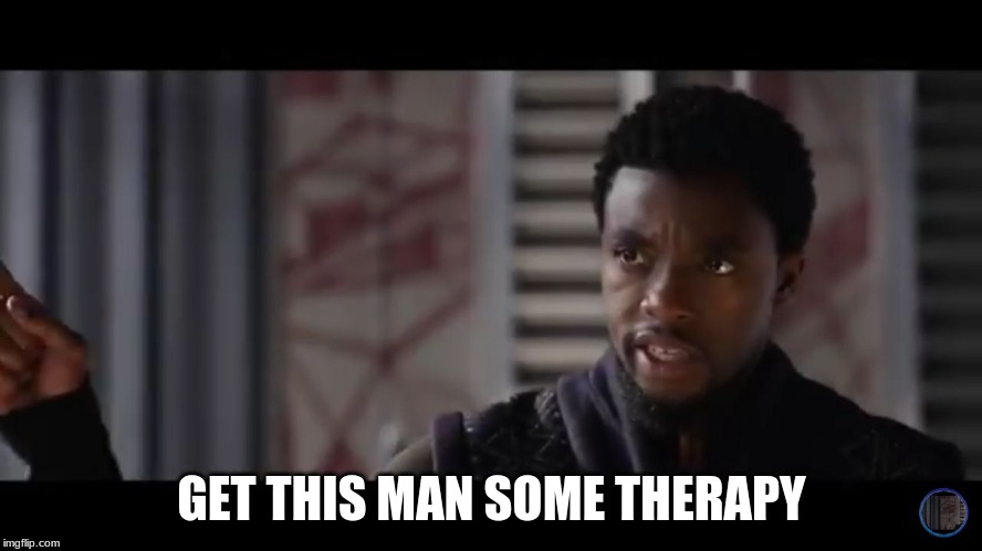 Black Panther - Get this man a shield - Imgflip