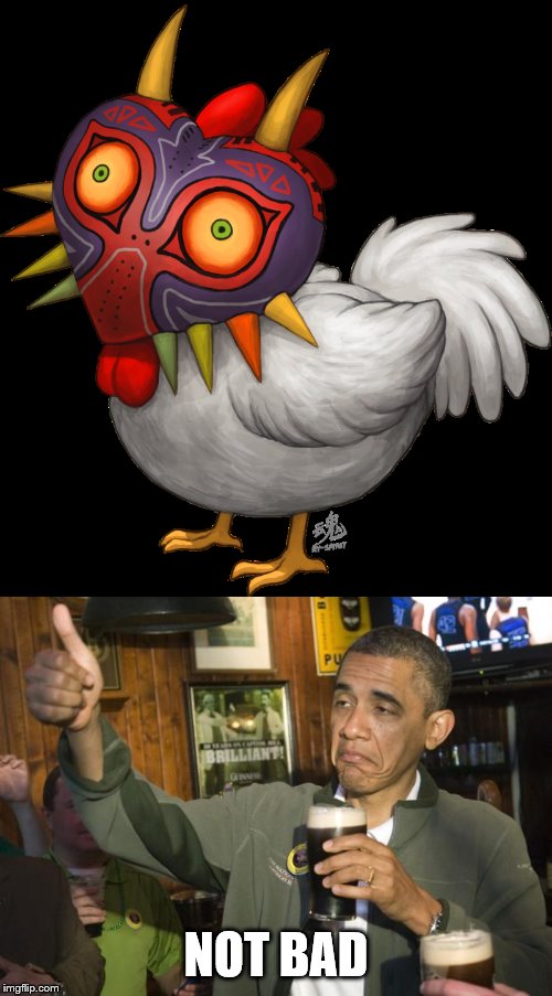 Majora's Mask on a Cucco - Imgflip