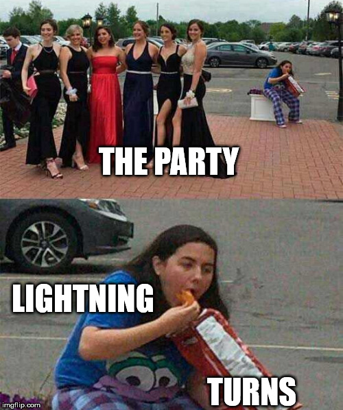 Girl eating chips - Imgflip