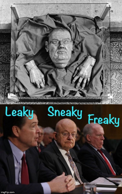 Image tagged in comey clapper brennan,butcher - Imgflip