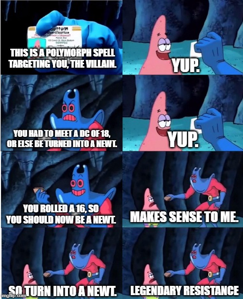 I turned Strahd into a newt. He got better. : r/dndmemes