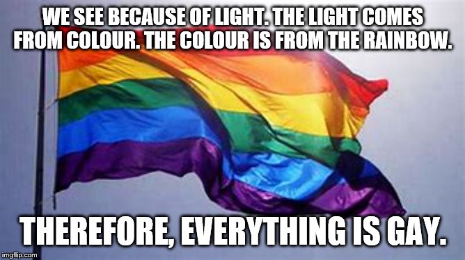 Everything is Gay - Imgflip