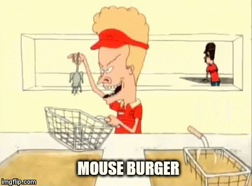 Mouse burger - Imgflip