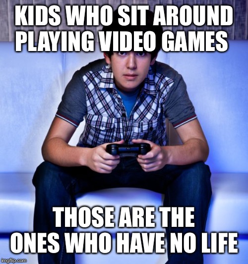 Kid Playing Video Games - Imgflip