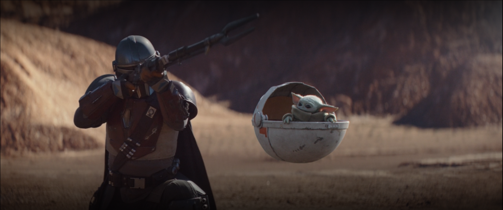 Baby Yoda And The Mandalorian Blank Template Imgflip