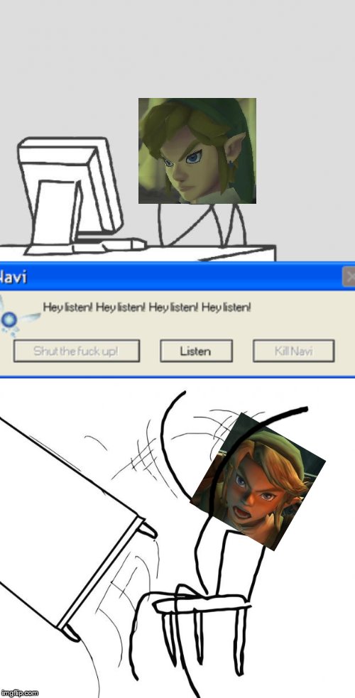 Navi vs. Link in the modern world. - Imgflip