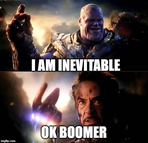 I am inevitable and i am Iron Man - Imgflip