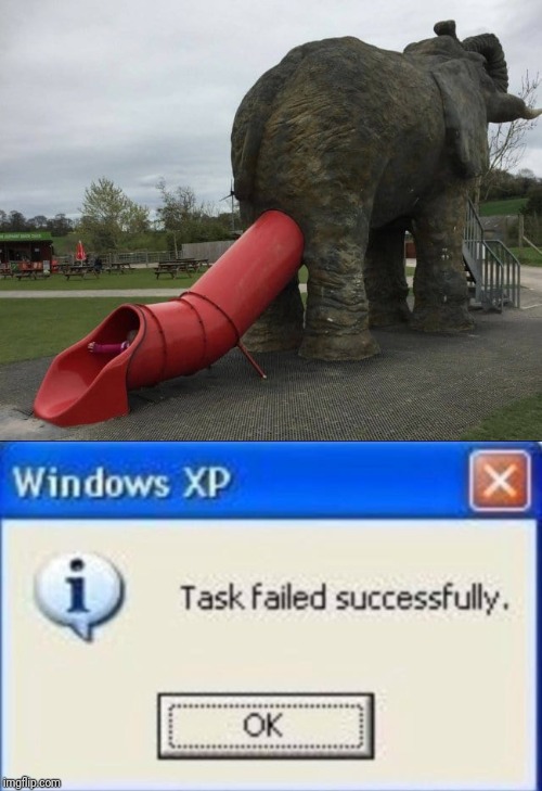 Image tagged in task failed successfully - Imgflip