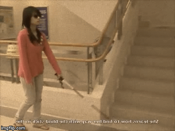 Happy White Cane Day - Finding the Way by petdan64 on DeviantArt