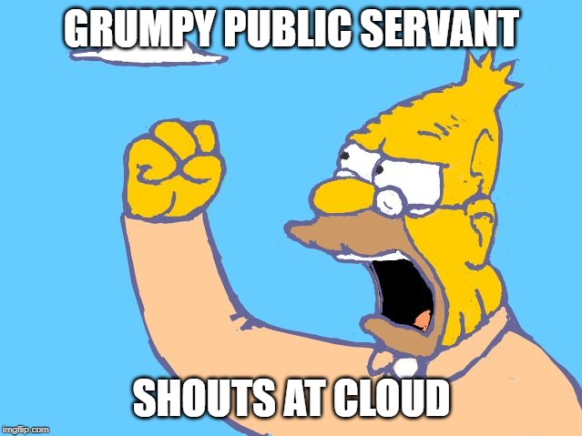 old man yells at cloud - Imgflip