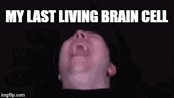 Last brain cell...... - Imgflip