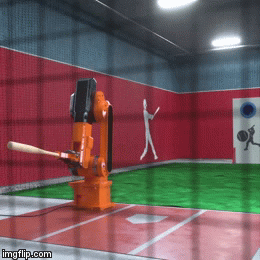 Robot Baseball! - Imgflip
