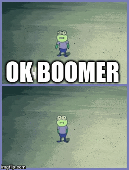 what we should do to people who say ok boomer - Imgflip