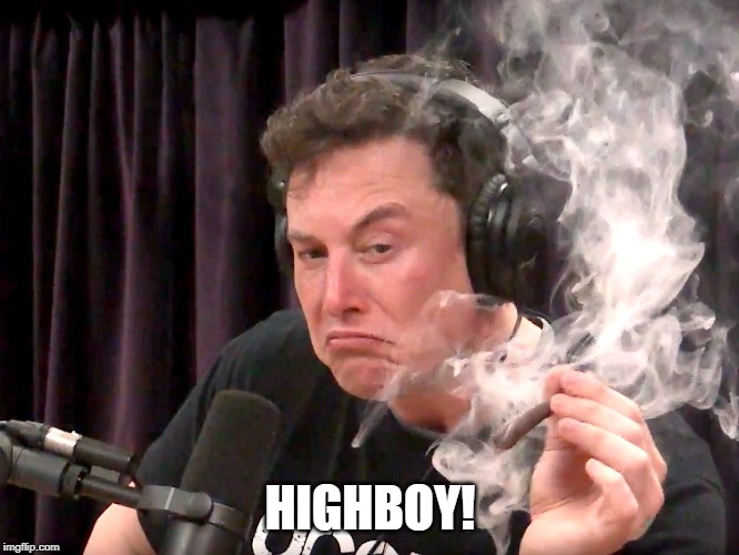 Elon Musk High af - Imgflip