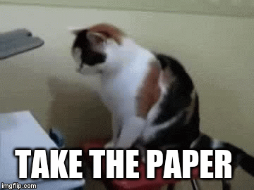take your paper - Imgflip
