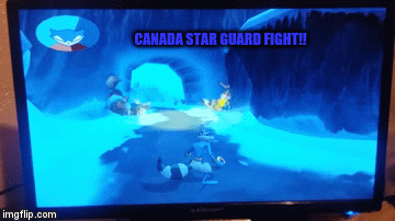 A savage guard fight - and in the Canadian winter - Imgflip