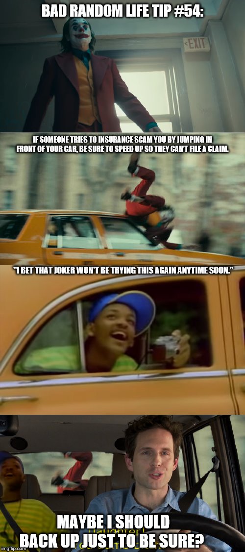 Joke hit by car you dumb bitch - Imgflip