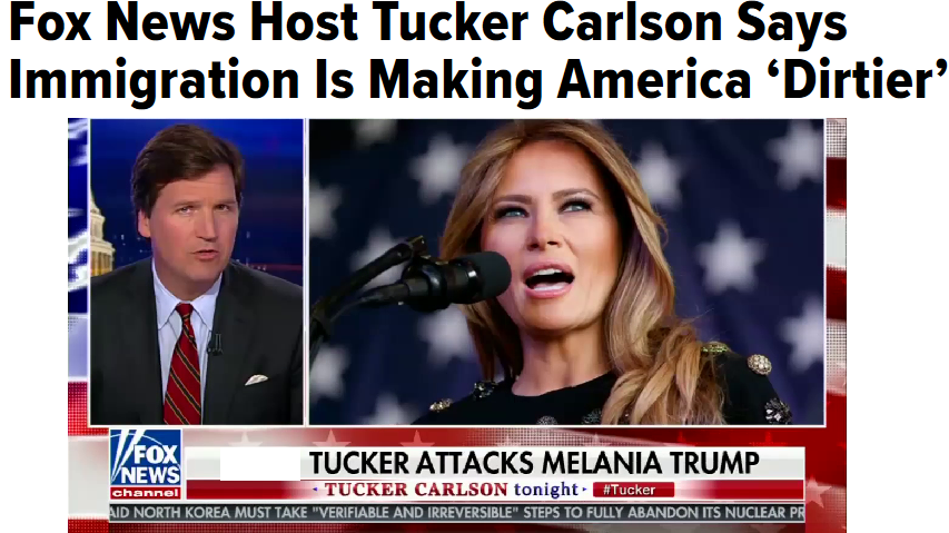 Tucker Carlson Hates Immigrants Blank Template Imgflip