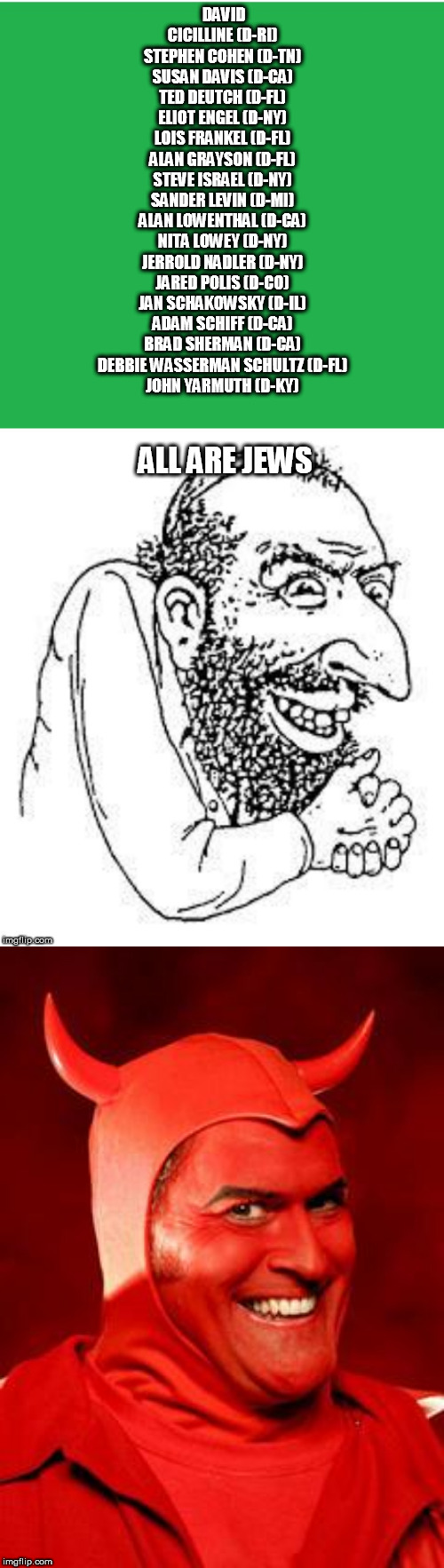 Image tagged in devil bruce,jewws - Imgflip