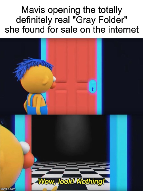 Wow look nothing! - Imgflip