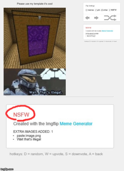 Please use my template it’s cool - Imgflip