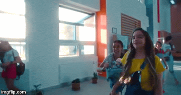 The entire school gathered for the annual Bag Throwing competition ...