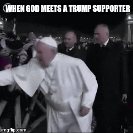 Trumpie meeting God - Imgflip
