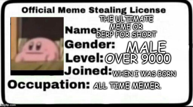 Meme Stealing License Template