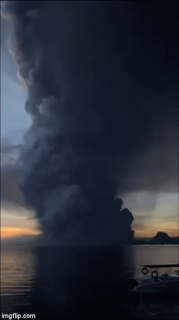 taal volcano erupted in the Philippines - Imgflip