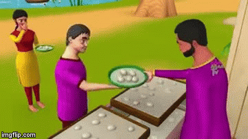 The Rasgulla Seller Krishna Story | రసగుల్లా వ్యాపారి కృష్ణ తెలుగు నీతి ...