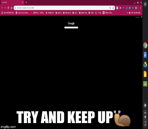 Try to keep up - Imgflip